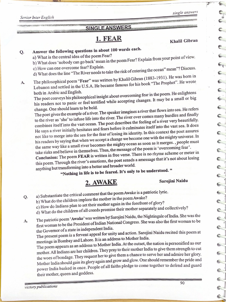 Senior Inter English | PDF