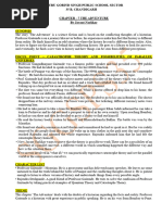 The Adventure - Class 11 (Notes) | PDF | Reality | Energy Level