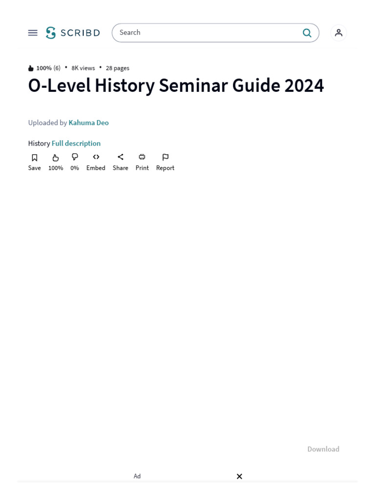 O-Level History Seminar Guide 2024 - PDF - Uganda - Non Aligned | PDF | Scribd