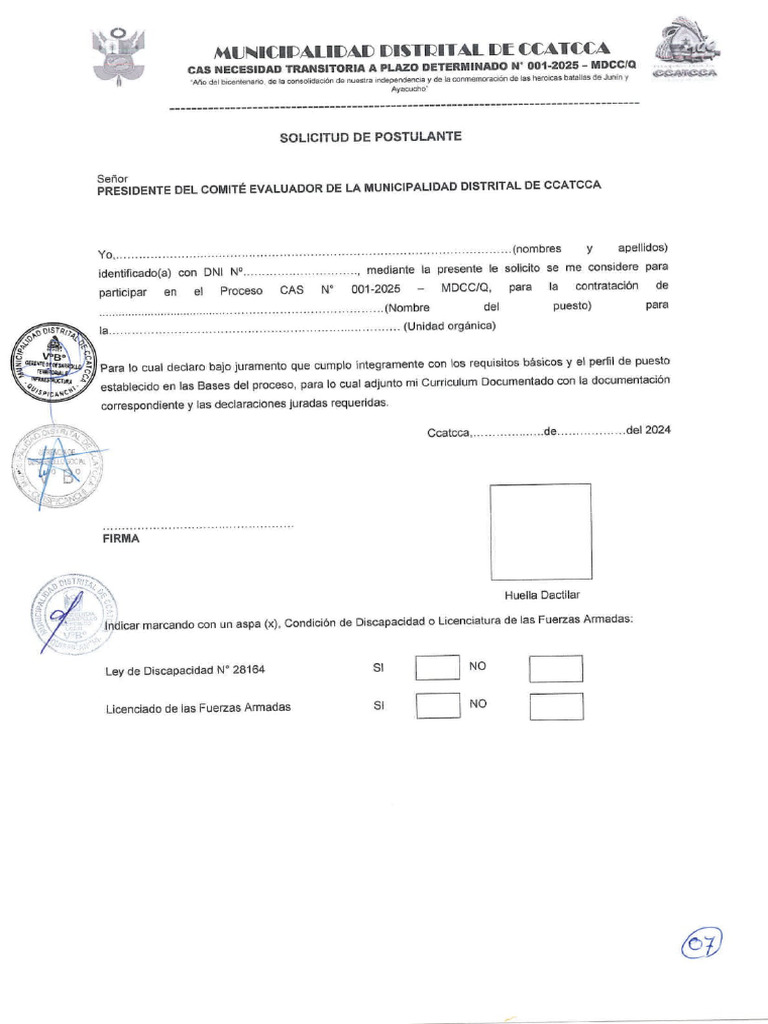 Solici - Formato 01 | PDF