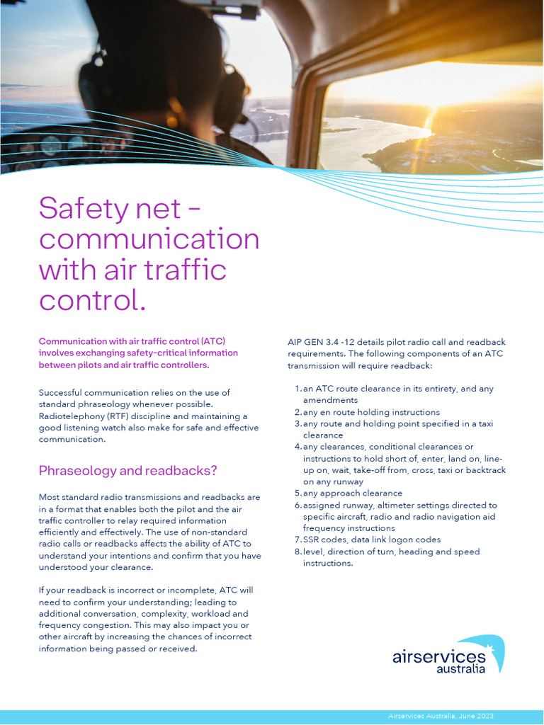 Effective ATC Communication Guidelines | PDF | Air Traffic Control ...