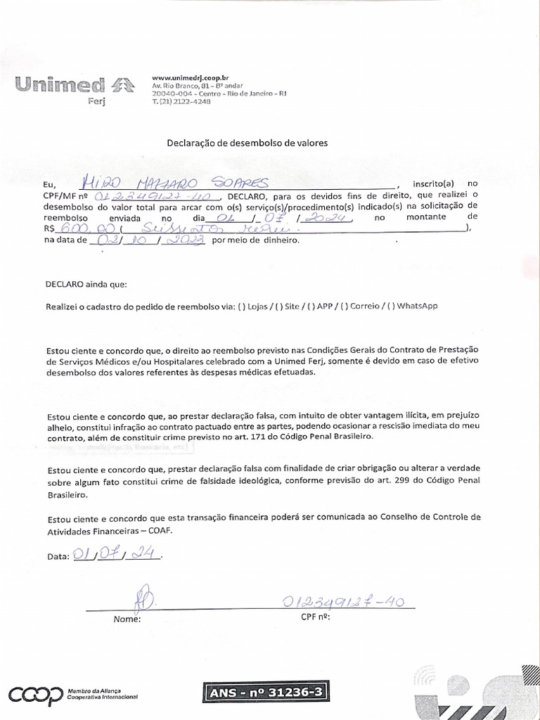 Formulario 2023 | PDF