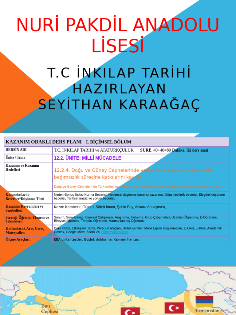 12.2.4. Doğu Ve Güney Cepheleri Plan - Sunum - Slaytı | PDF