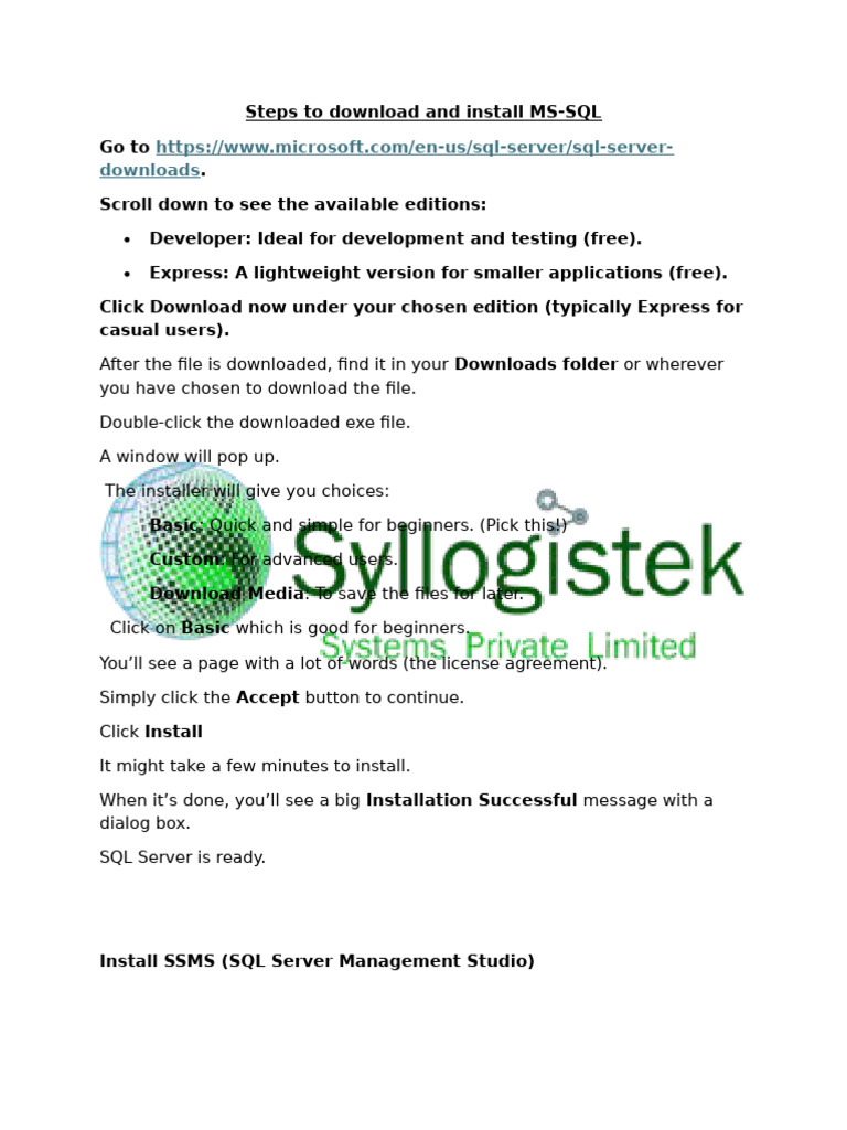 Installation of SQL | PDF | Microsoft Sql Server | Computing