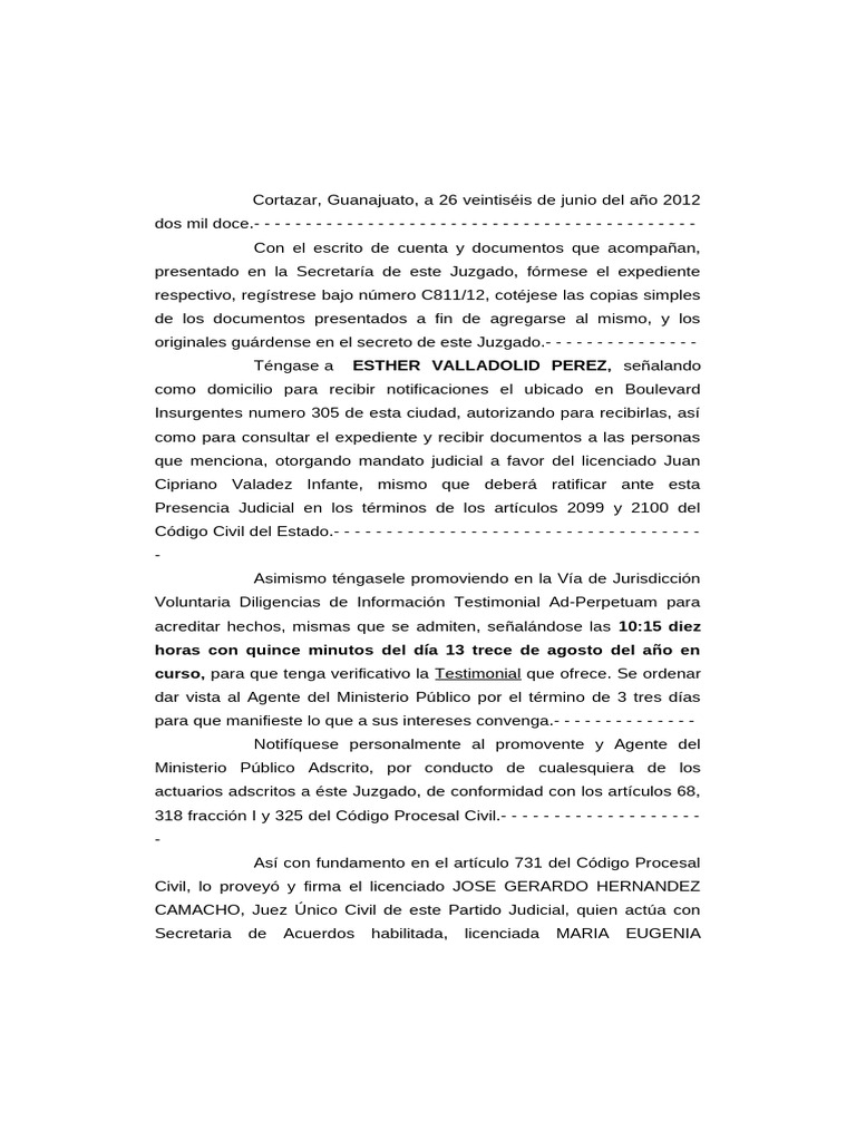 Rad Acred Hechos | PDF