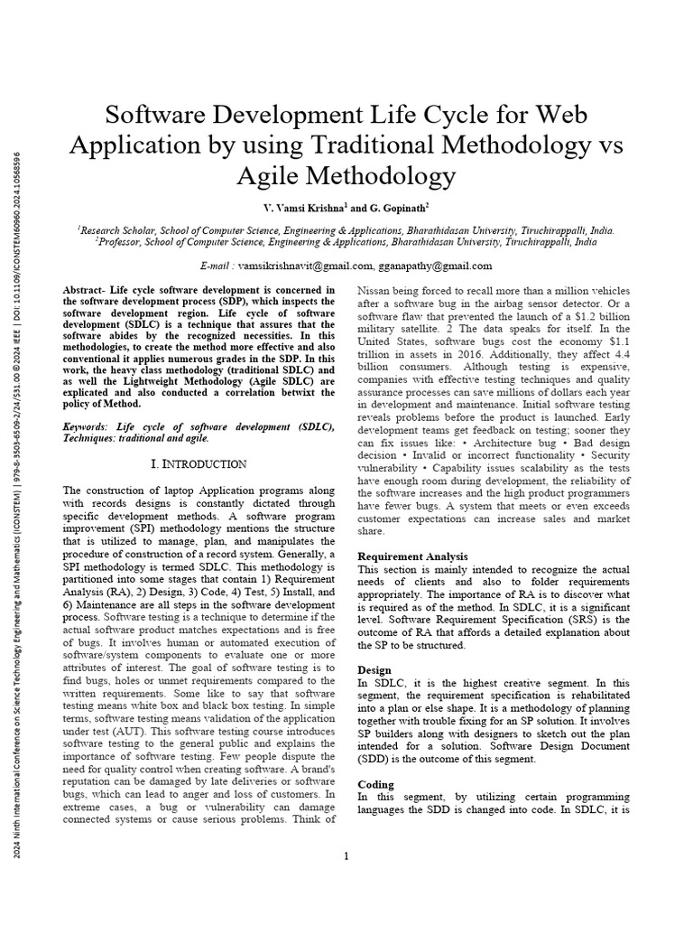Software - Development - Life - Cycle - For - Web - Application - by - Using - Traditional ...