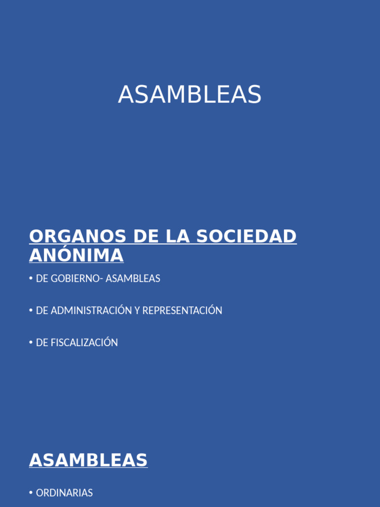 ASAMBLEAS | PDF