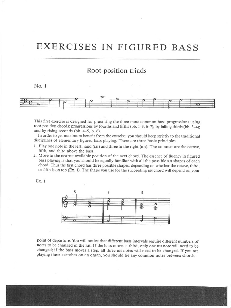 Exercises in Figured Bass.1 | PDF
