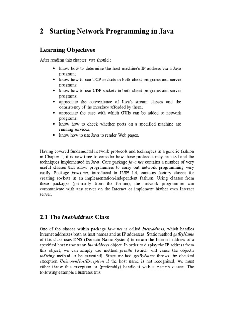 Socket Programming Intro | PDF