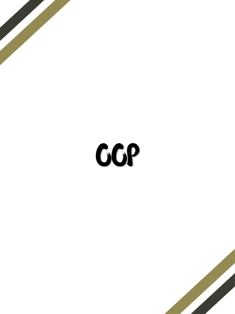 OOP Full Note - By Sahil - BUET | PDF | Models Of Computation | Computing