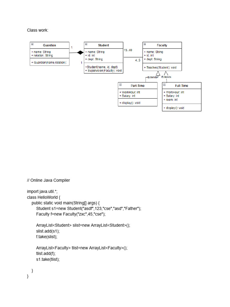 Slide 14 Class Work | PDF