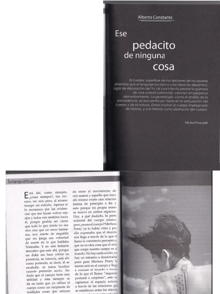 Alberto Constante, Ese pedacito de ninguna cosa | PDF