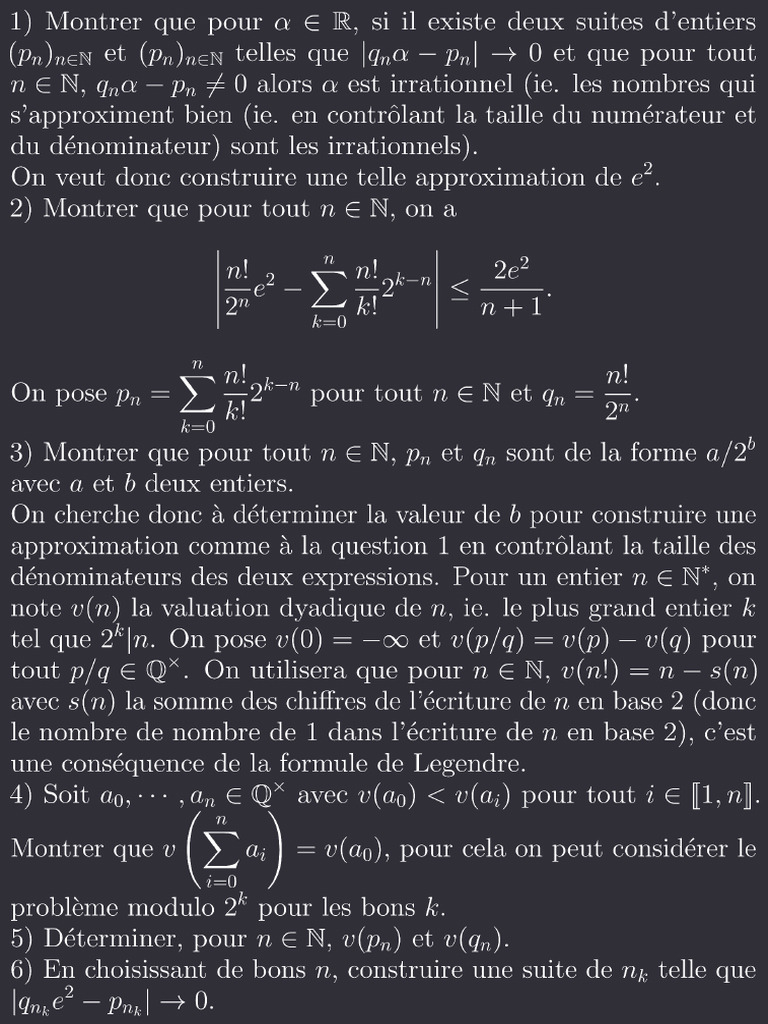 Fonction Particulièrement Irrationnel | PDF