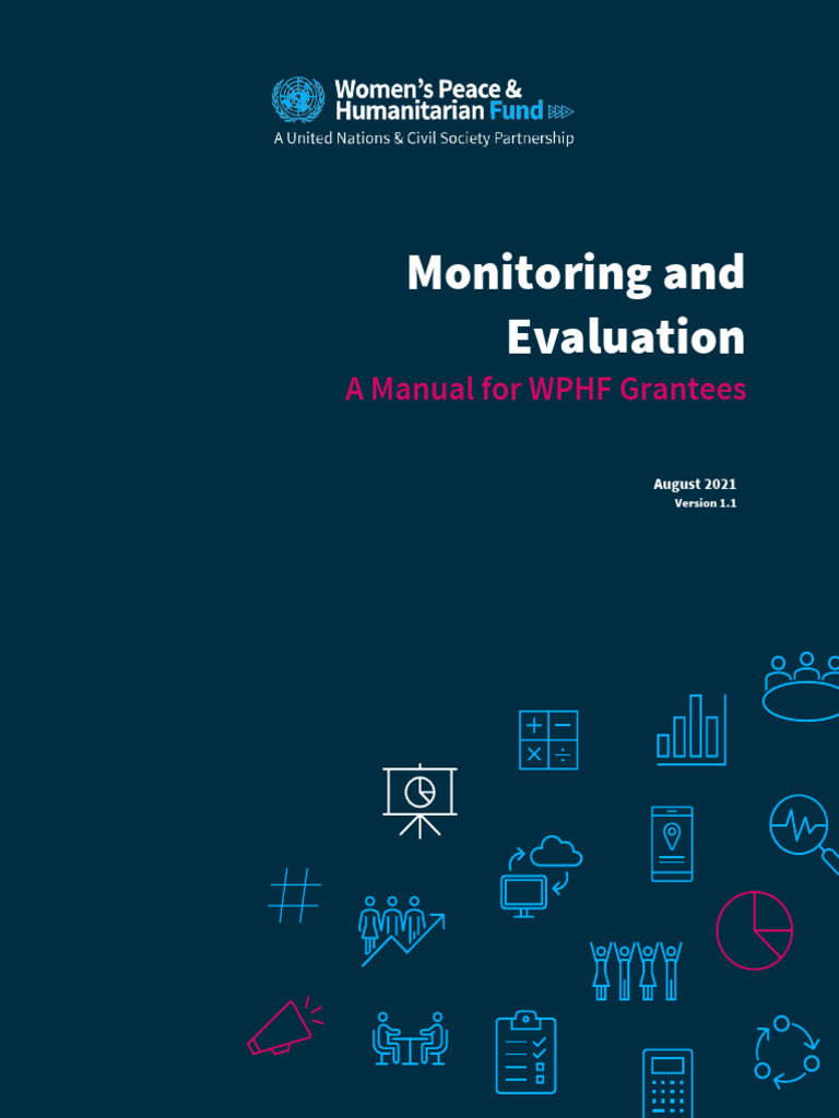 Monitoring and Evaluation A Manual For WPHF Grantees 1725522694 | PDF ...