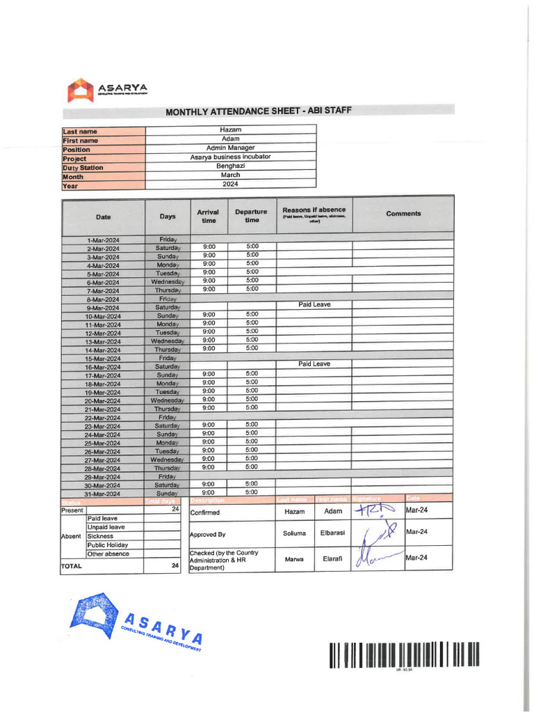 Time Sheet - 3 | PDF