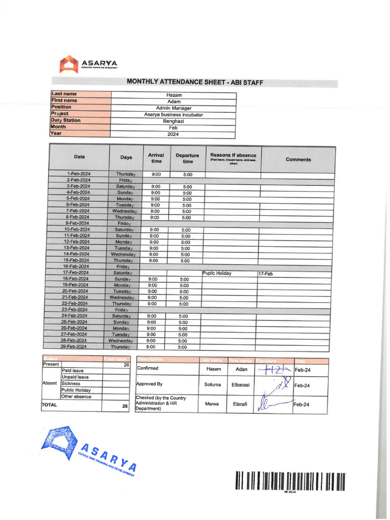 Time Sheet - 2 | PDF