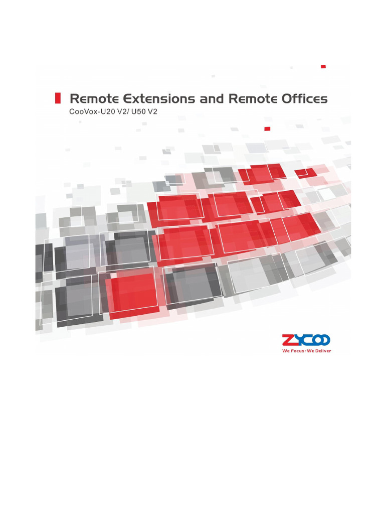 Remote Extensions and Remote Offices | PDF | Session Initiation Protocol | Port (Computer ...