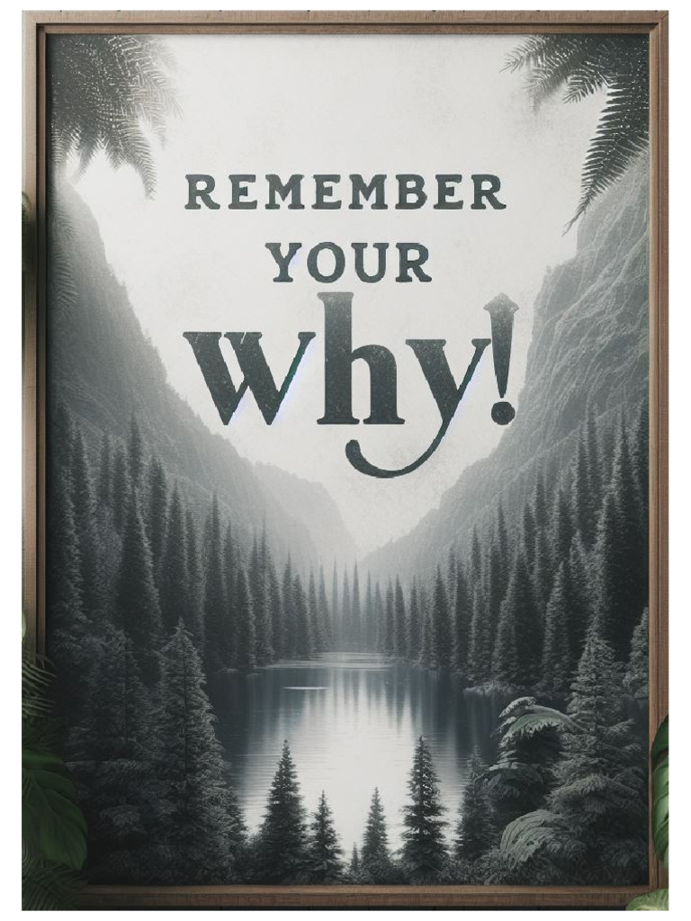 Rememeber your WHY! | PDF