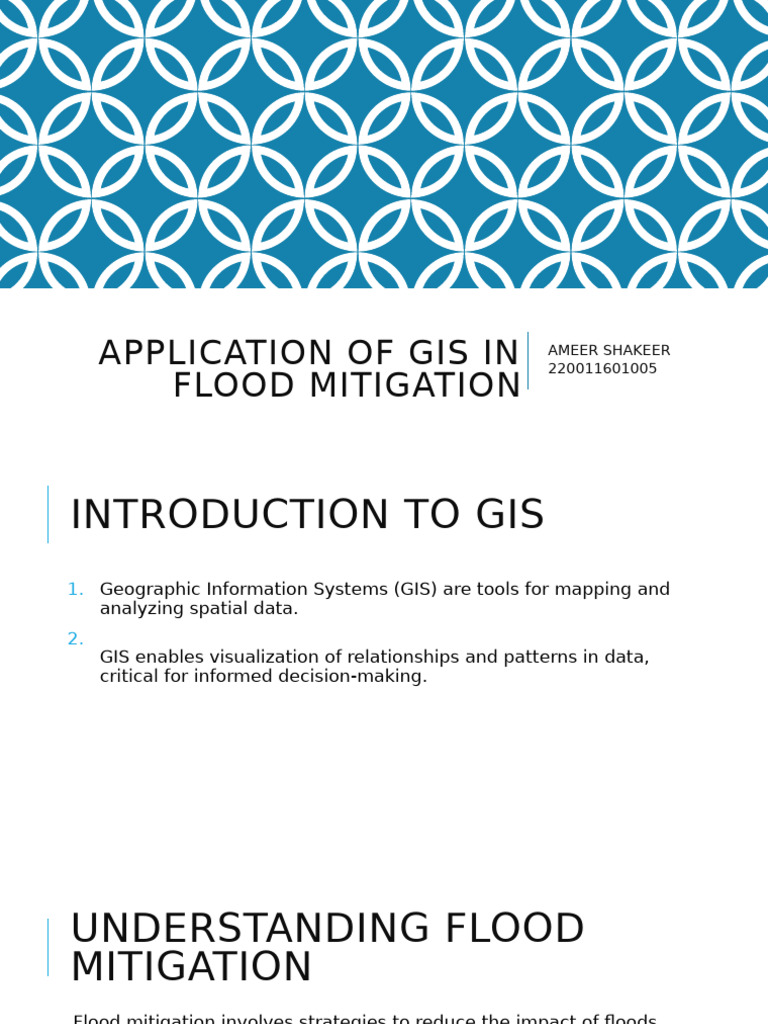 GIS PRESENTATIOn | PDF | Geographic Information System | Flood
