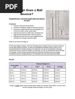How Does The Temperature of A Tennis Ball Affect Its Bounce Height ...