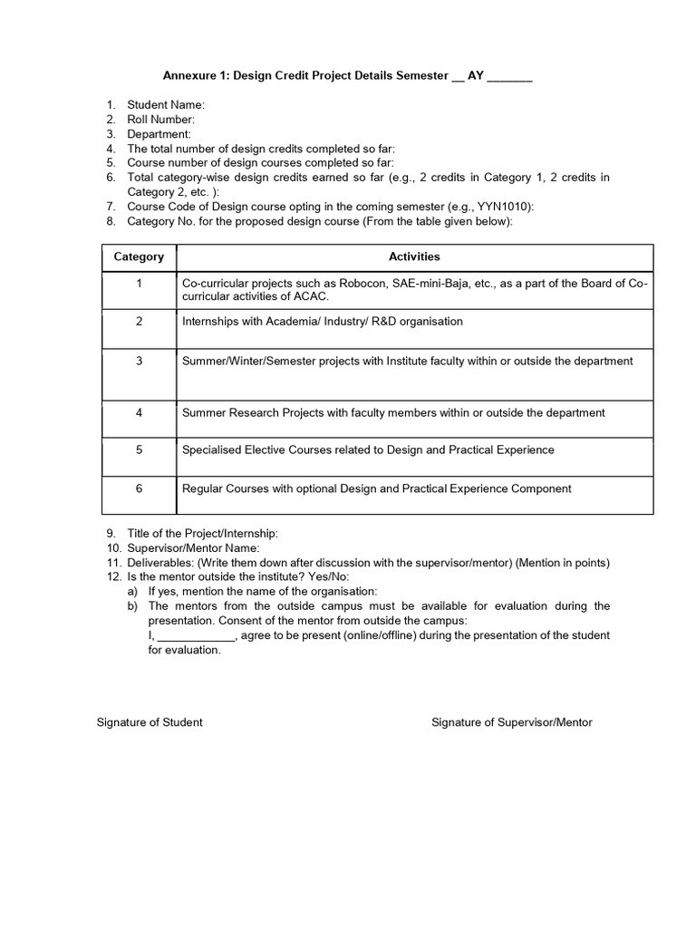 Annexure 1 - Design | PDF