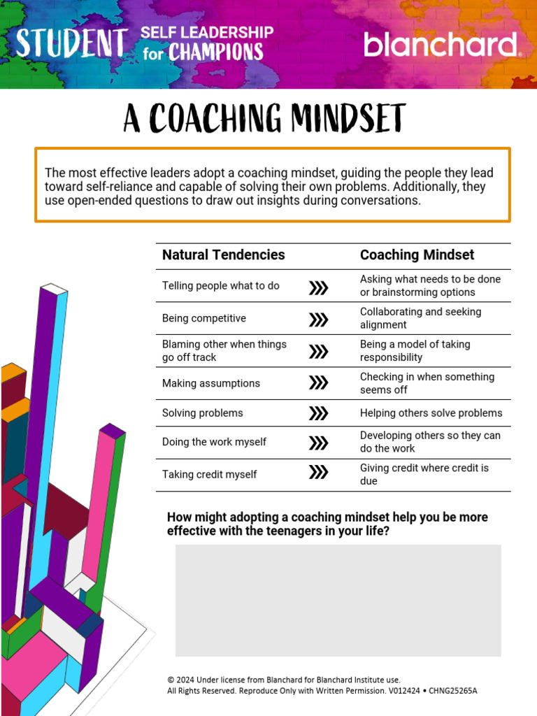 Coaching Mindset for Effective Leadership | PDF | Mindset | Conversation