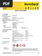 Humiseal 1B73 MSDS | PDF | Carbon | Water