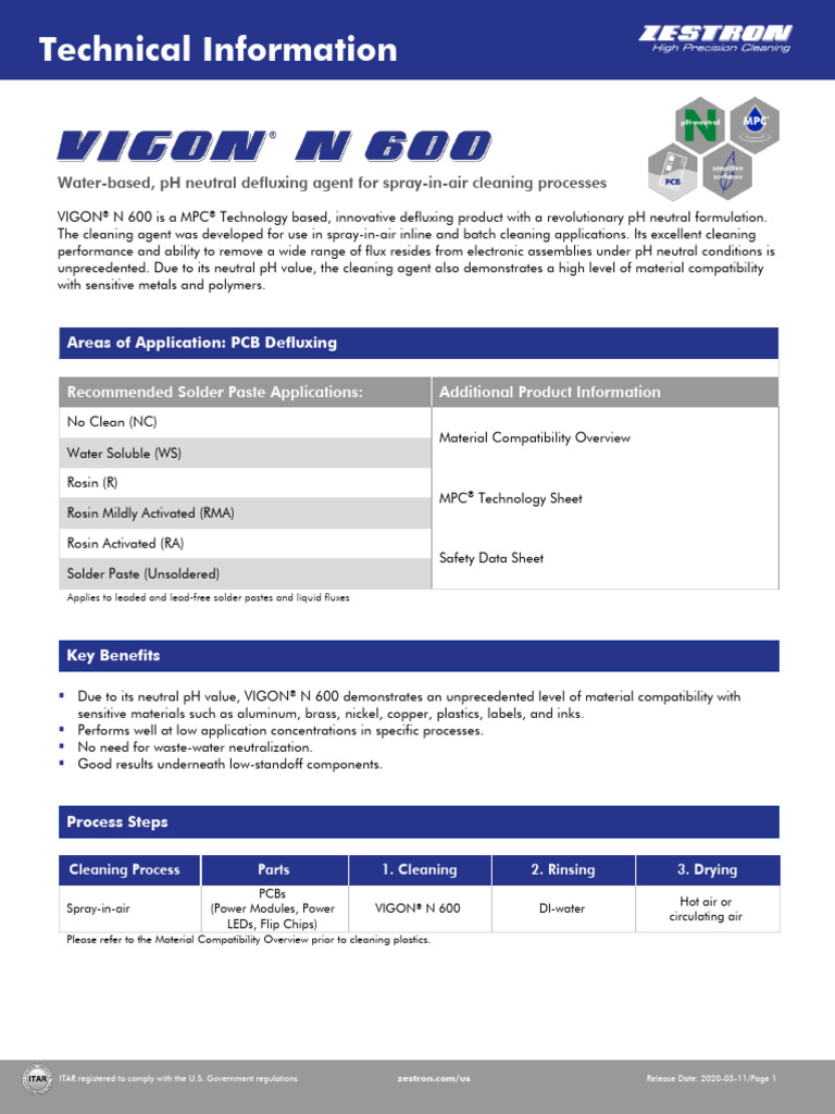 TI1-VIGON+N600-US (1) | PDF | Materials | Chemistry