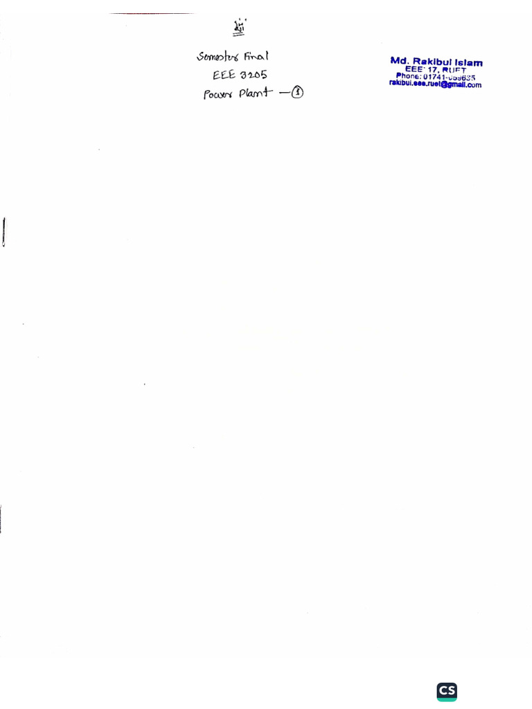 Power Plant Rakib Bhai | PDF