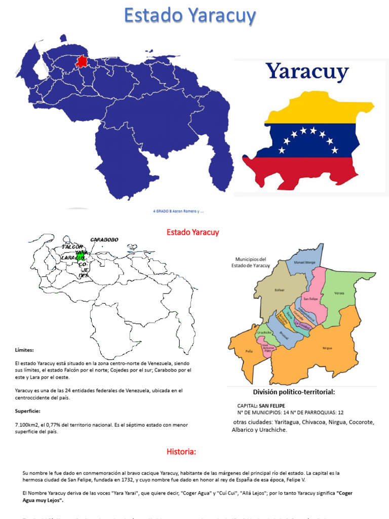 Mapa y Datos del Estado Yaracuy | PDF | Maíz
