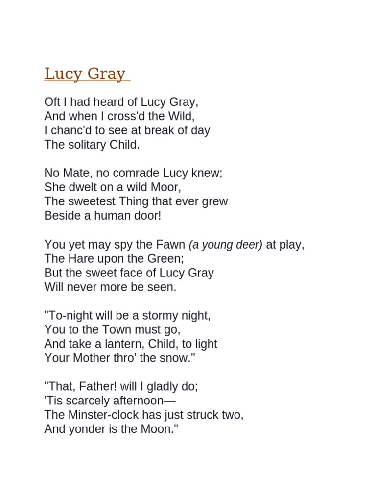 Lucy Grey | PDF