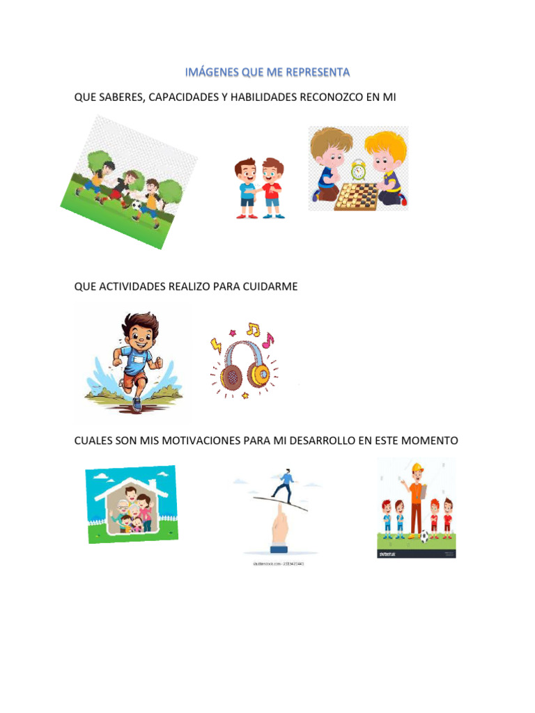 Imágenes Que Me Representa | PDF