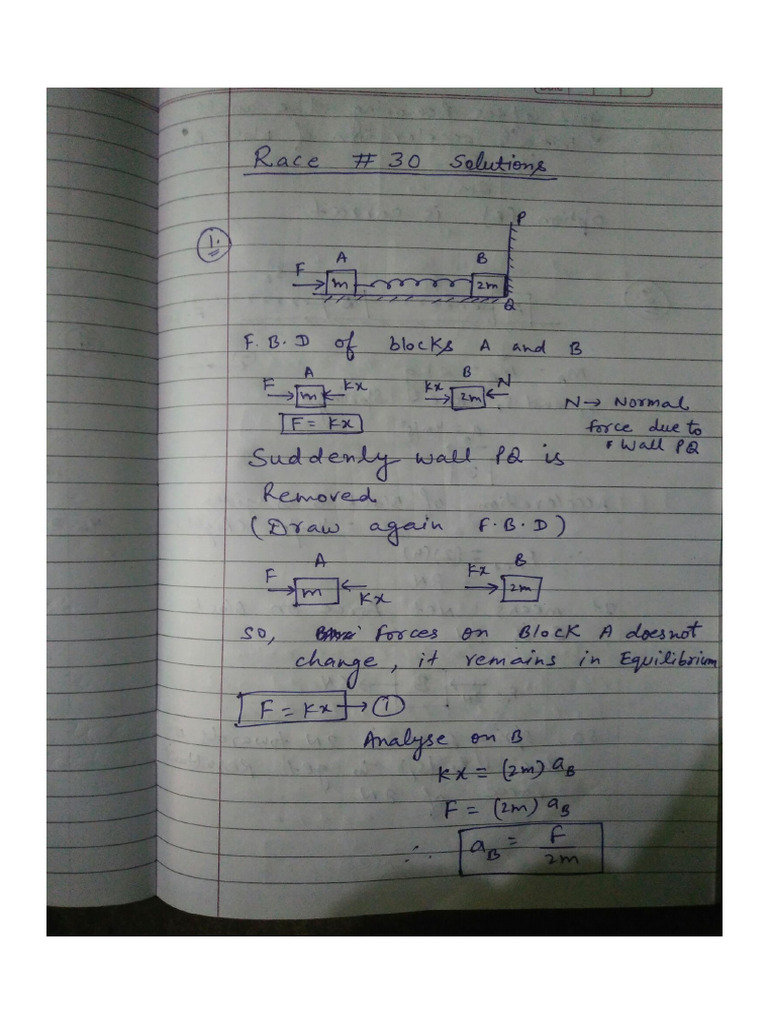 [Solution] Phy Race-#030 | PDF