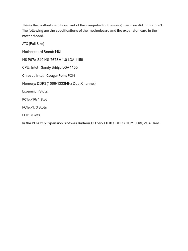 Module 2.1 Assignment | PDF