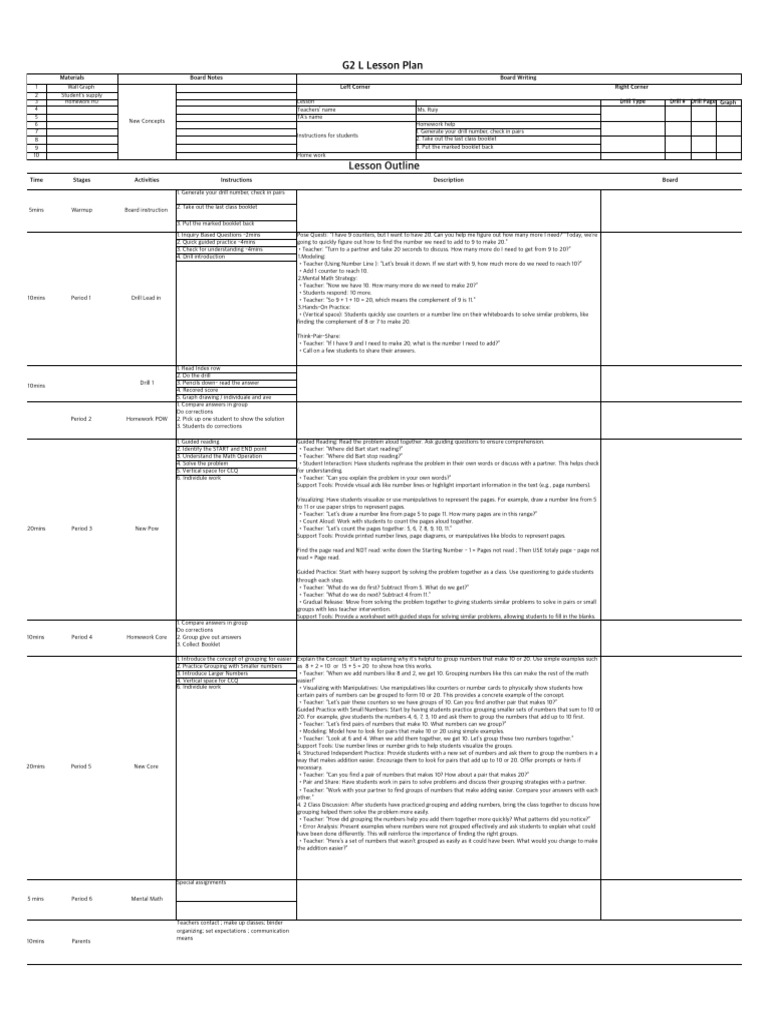 G2 Lesson Plan L1.PDF | PDF