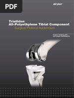 Triathlon Tritanium Knee Surgical Protocol | PDF | Knee ...