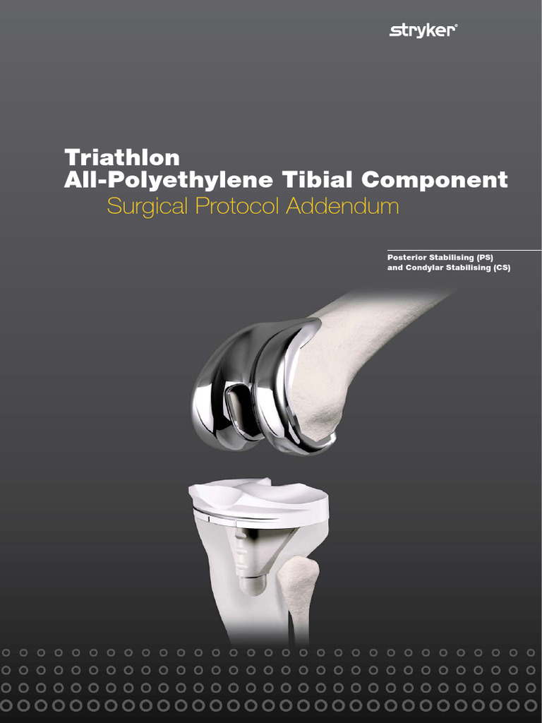 Triathlon All-Polyethylene Tibial Protocol | PDF | Knee ...
