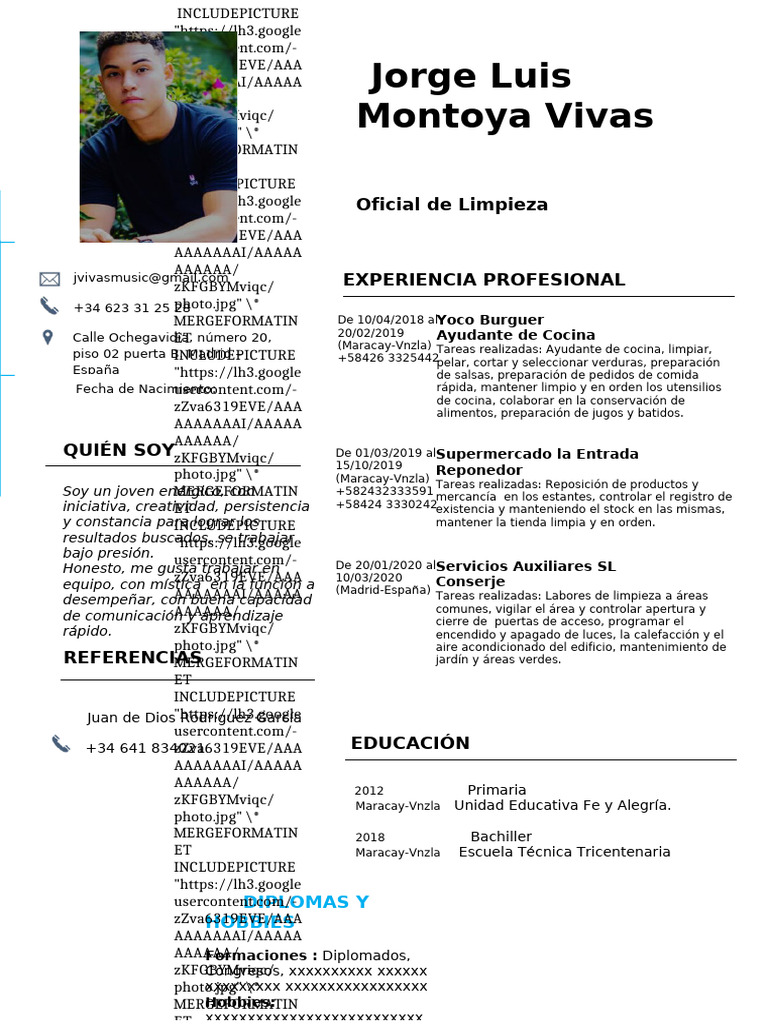 Curriculum Jorge 02 | PDF