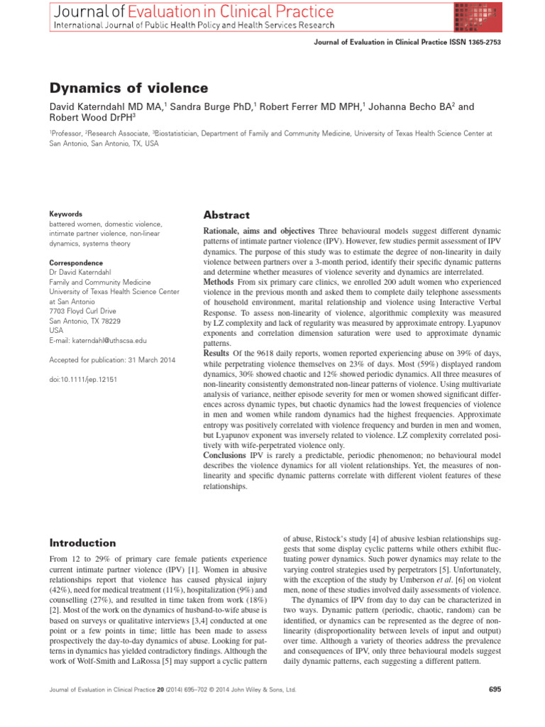 Dynamics of violence | PDF | Vector Autoregression | Time Series