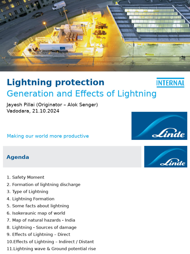 01 - Lightning Protection - Generation and Effects of Lightning1 | PDF ...