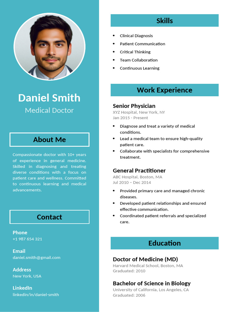 Professional Resume Template | PDF