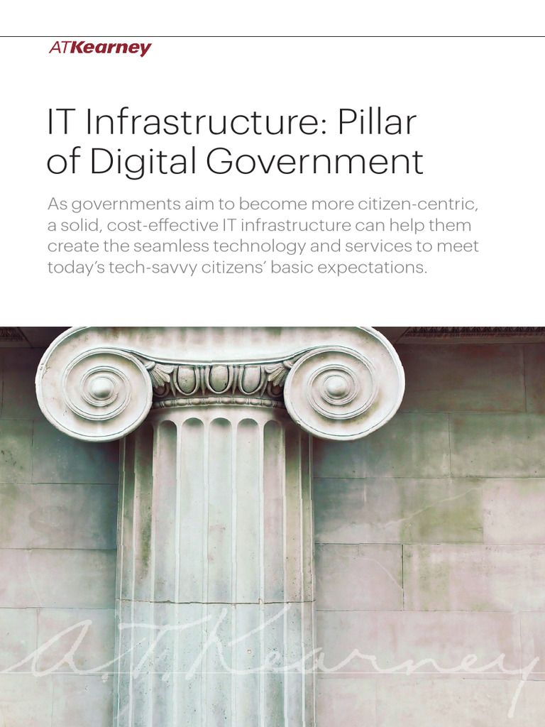 IT Infrastructure - Pillar of Digital Government | PDF | Cloud Computing | Computer Network