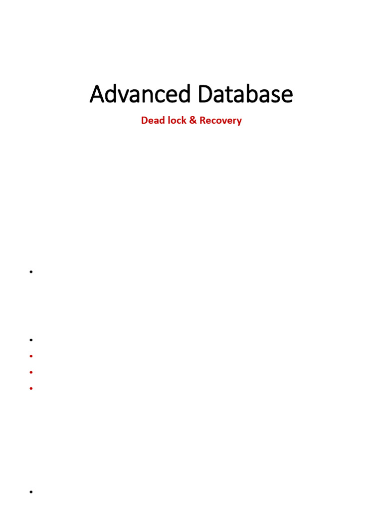Deadlock | PDF | Search Engine Indexing | Database Transaction