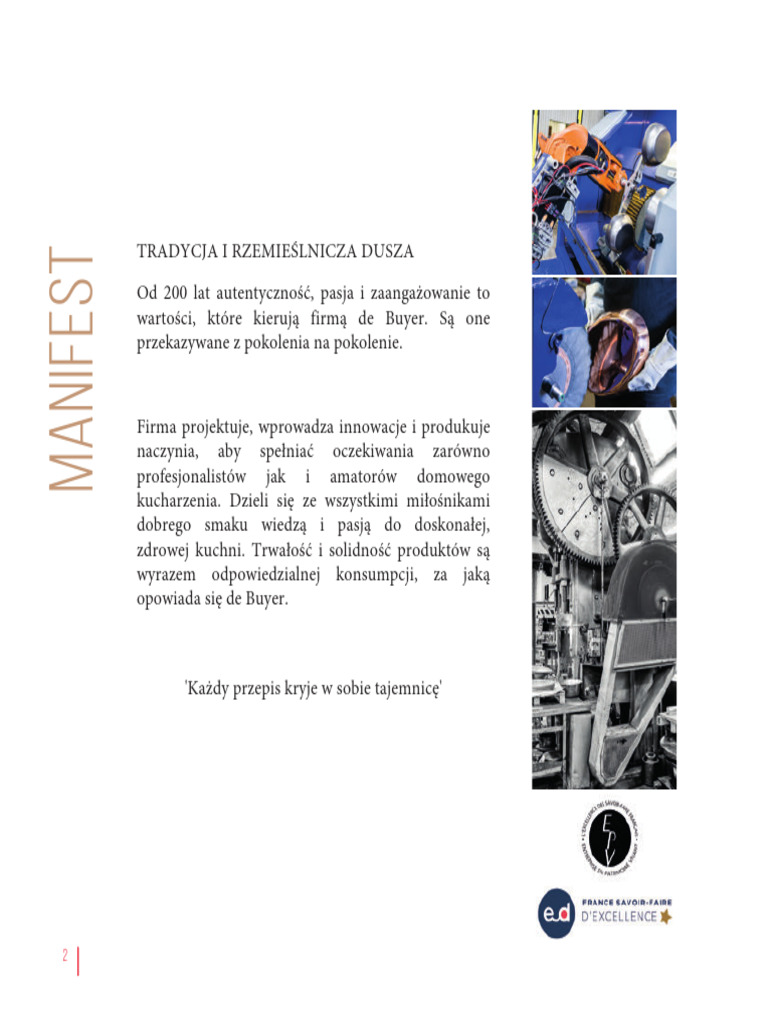 Broszura Patelnie Stalowe de Duyer PL 2 | PDF