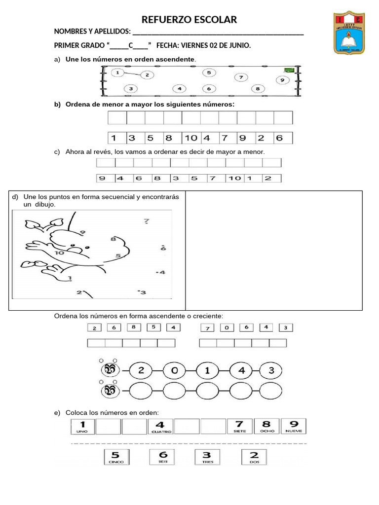 Refuerzo Escolar Matematica Pdf