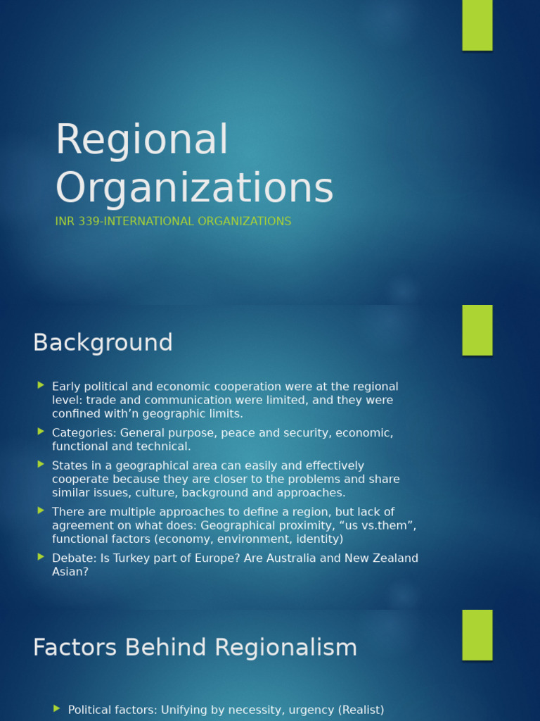 Regional Organizations Pdf Gulf Cooperation Council African Union
