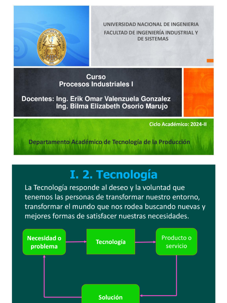 Clase 2 - Procesos Industriales - 1 | PDF
