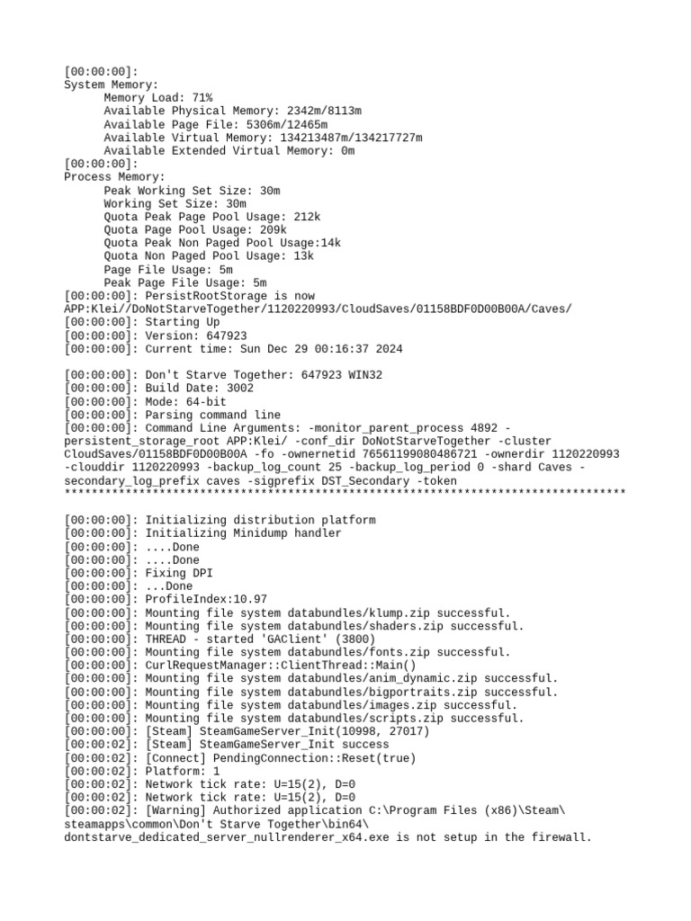 caves_server_log | PDF | Computer Architecture | Computing
