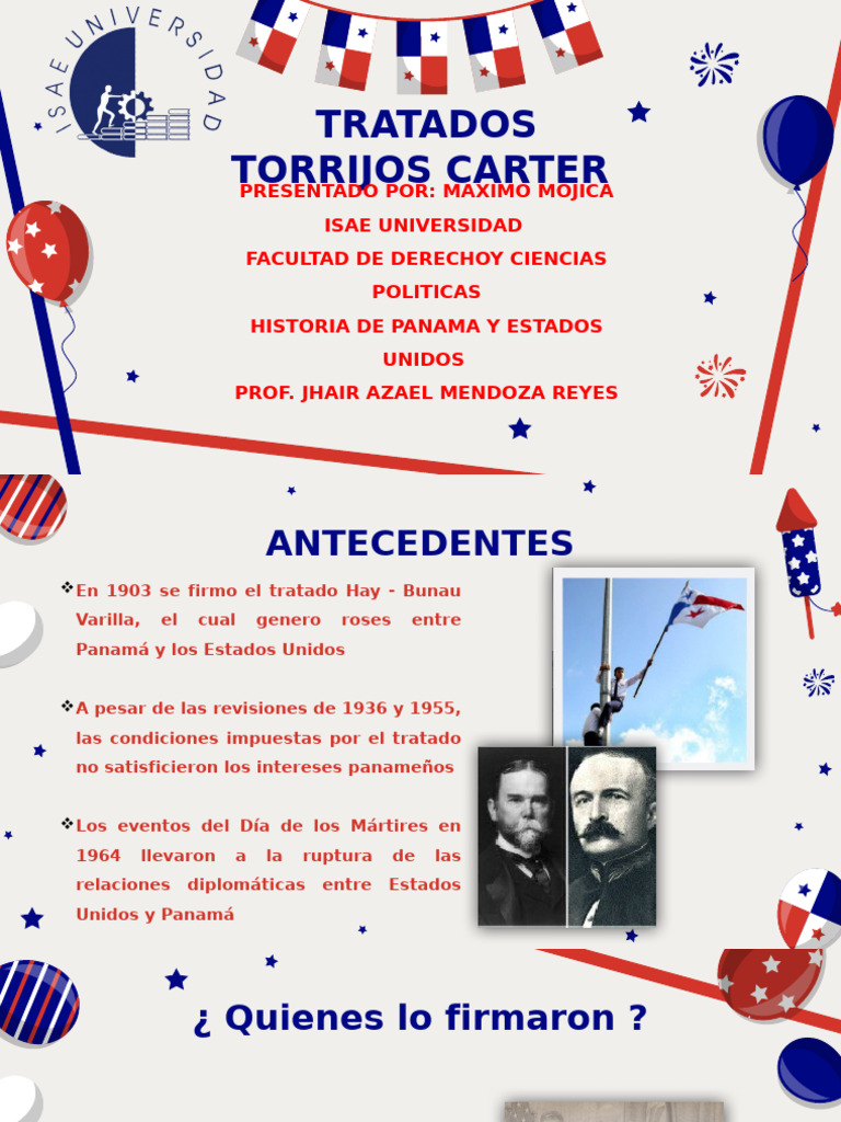 Tratados Torrijos-Carter 1977 | PDF | Relaciones Internacionales