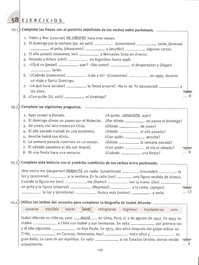 Gramatica - de - Uso - Preterito 2 | PDF
